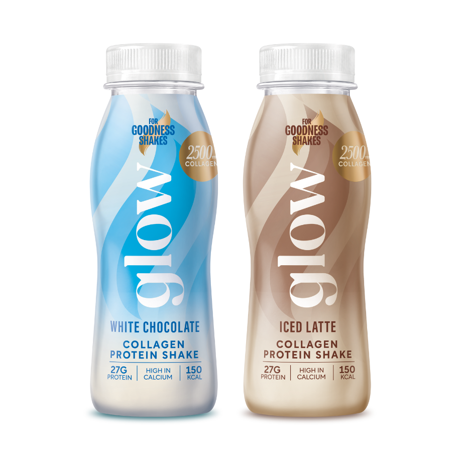New Glow Collagen Protein Shake | 250ml 12-Pack – For Goodness Shakes
