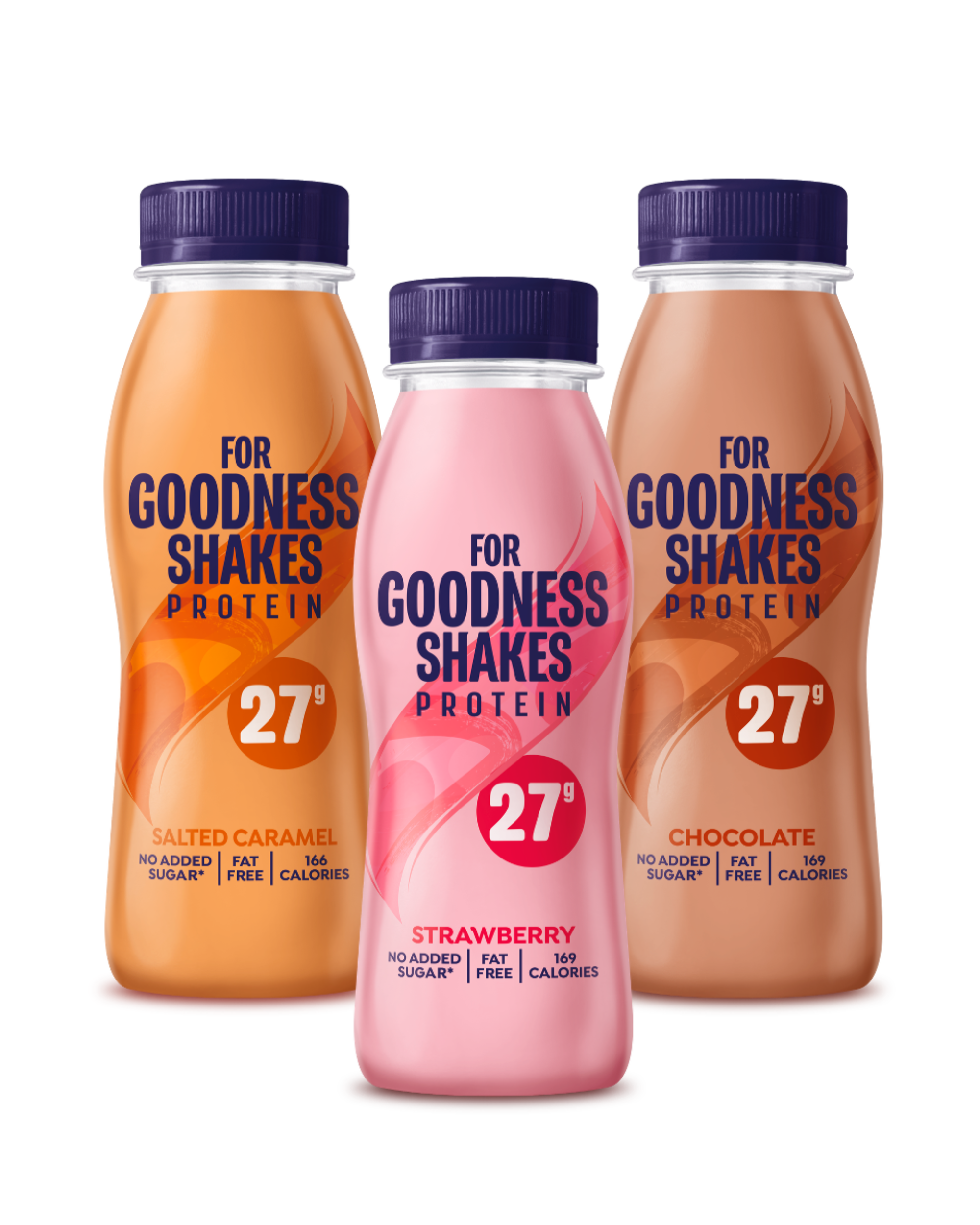 New 27G Protein Shakes | 250ml 12-Pack | For Goodness Shakes