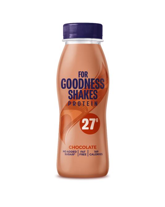 New 27G Protein Shakes | 250ml 12-Pack | For Goodness Shakes