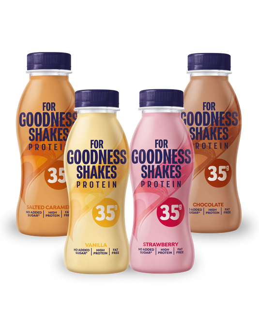 New 35G Protein Shakes | 330ml 8-Pack | For Goodness Shakes