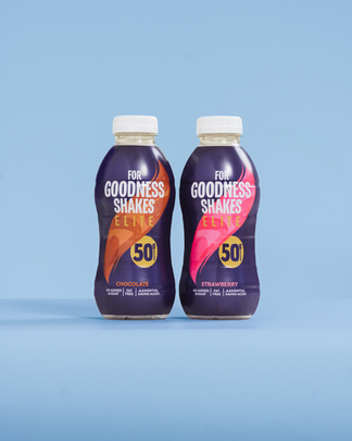 New 50G Protein Shakes | Chocolate or Strawberry 8-Pack | For Goodness ...