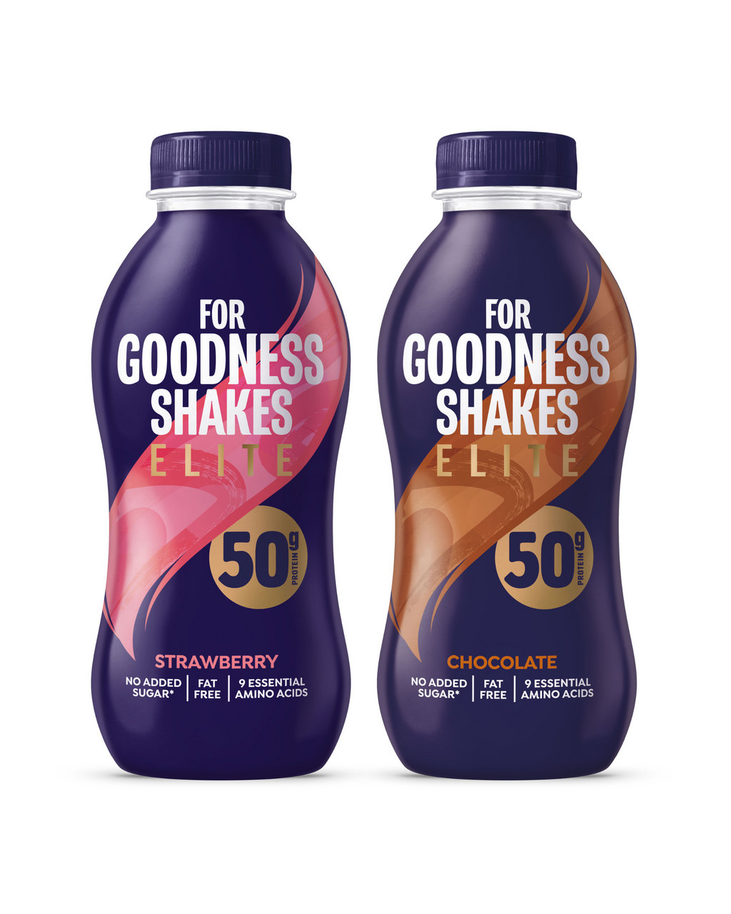 New 50G Protein Shakes | Chocolate or Strawberry 8-Pack | For Goodness ...