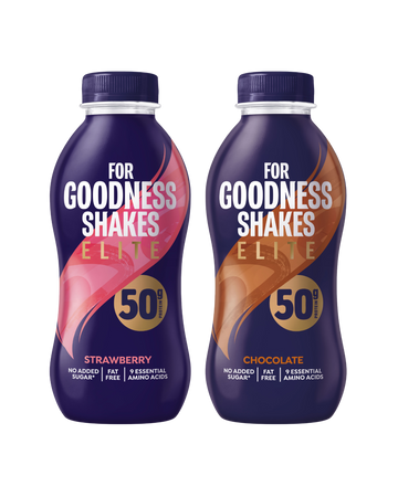 New 50G Protein Shakes | Chocolate or Strawberry 8-Pack | For Goodness ...