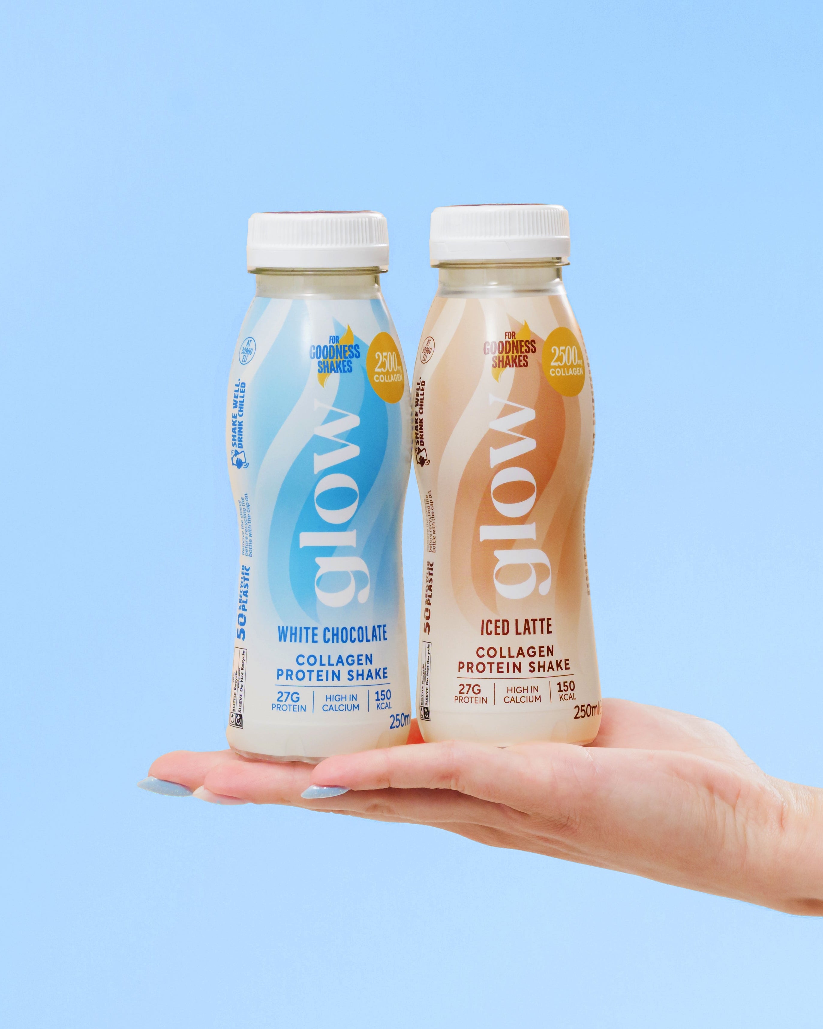 New Glow Collagen Protein Shake | 250ml 12-Pack – For Goodness Shakes