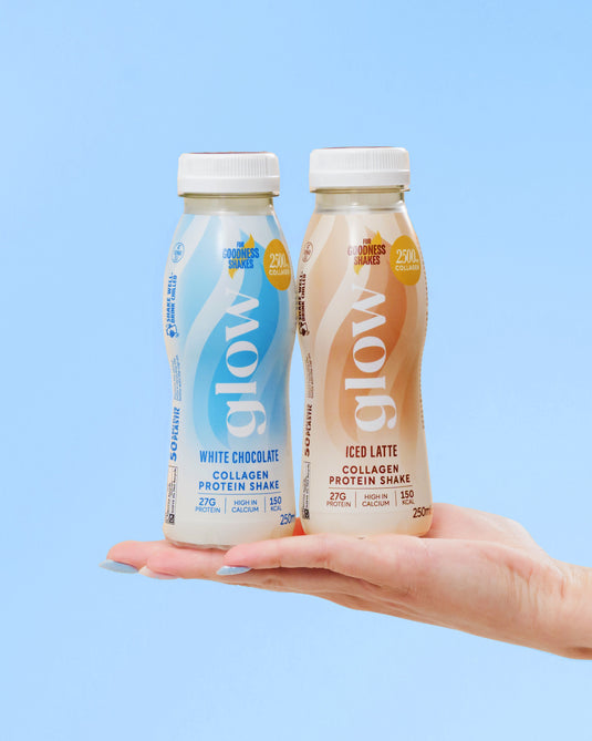 New Glow Collagen Protein Shake | 250ml 12-Pack – For Goodness Shakes