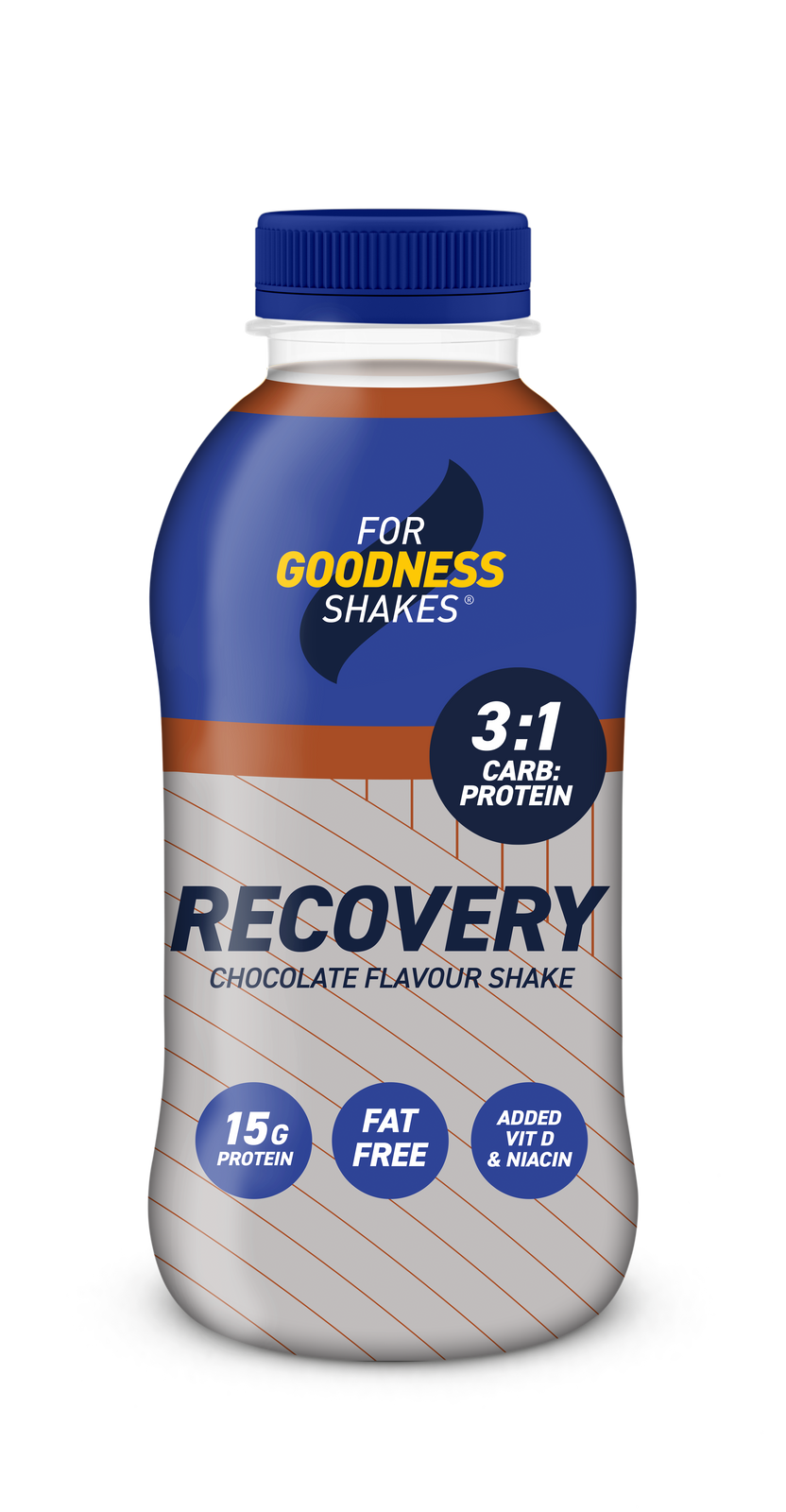 Recovery Protein Shakes | Vanilla/Chocolate | 8-Pack | For Goodness Shakes