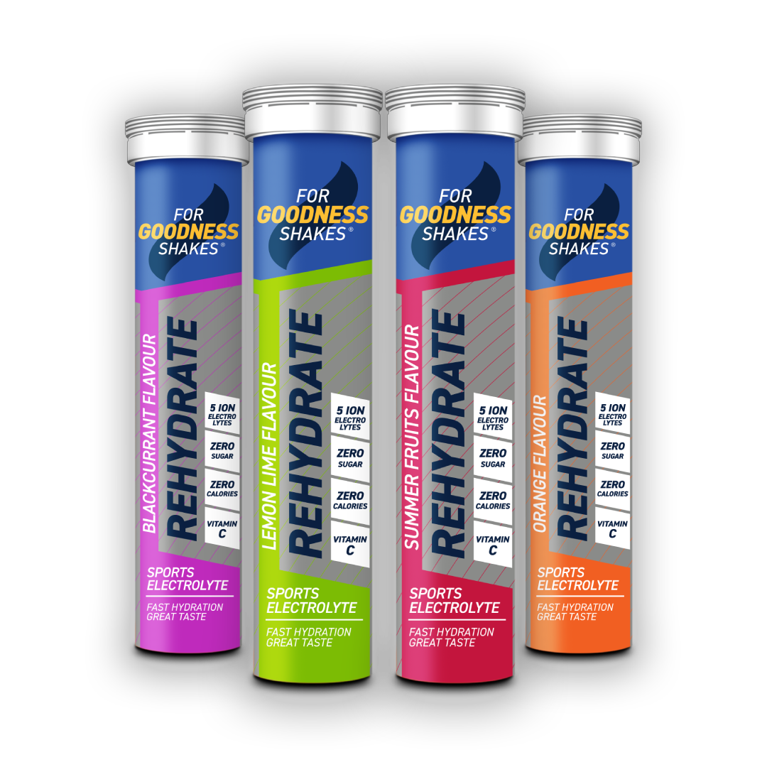 Rehydrate Tabs | Electrolytes For Hydration | For Goodness Shakes